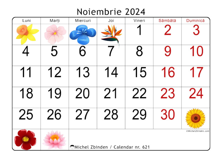 Calendarul Michel Zbinden | PDF