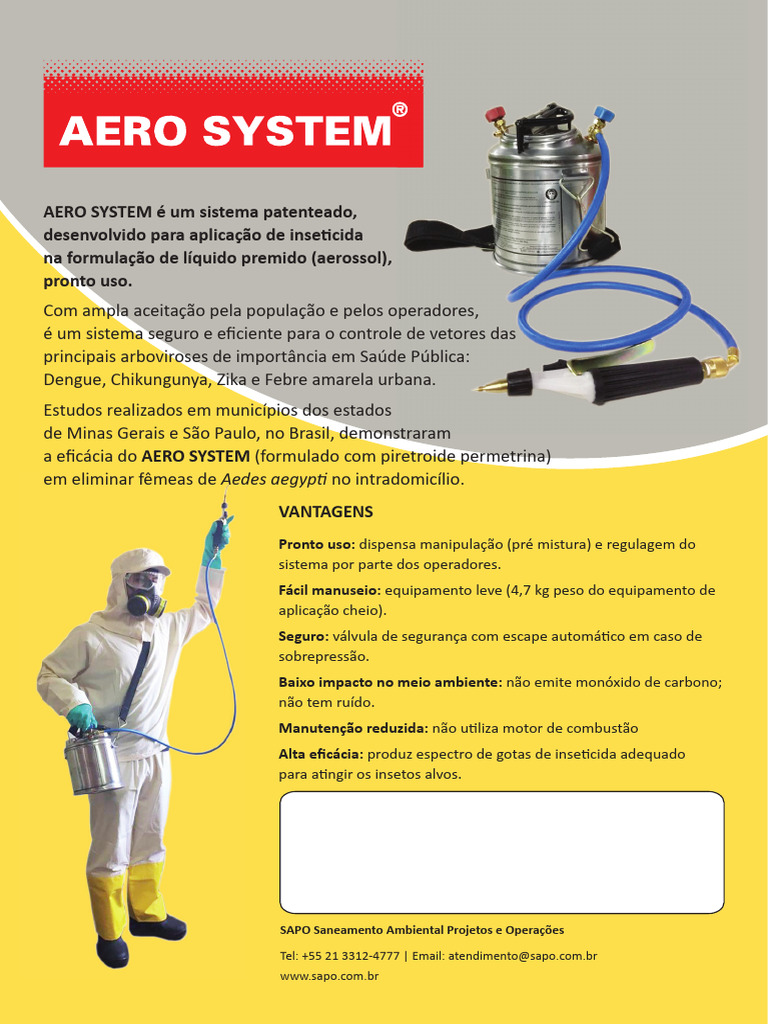 Vantagens do Sistema AERO para Inseticidas | PDF