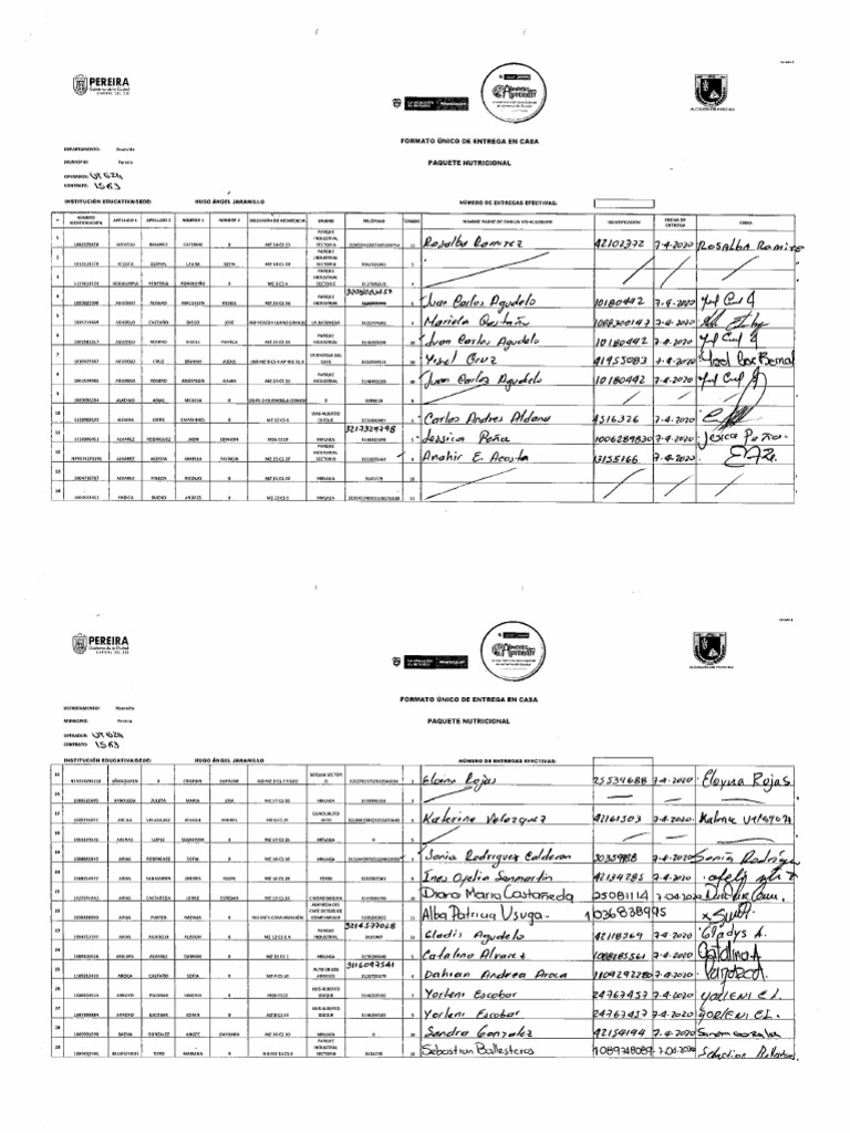 Hugo Angel Jaramillo. 25 Folios | PDF