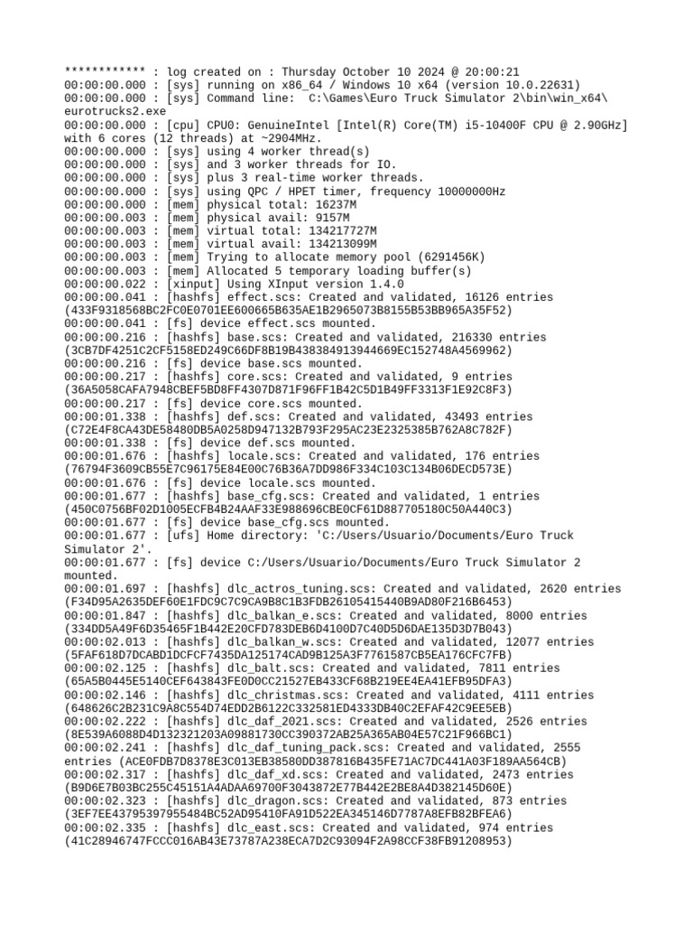 game.log | PDF | Computer Hardware | Computer Architecture