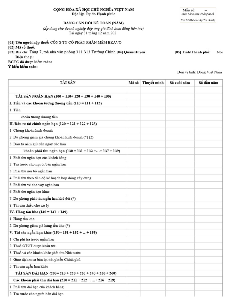 Tôi đang chia sẻ 'BCTC 2022 (Hoàn thiện) ' với bạn | PDF