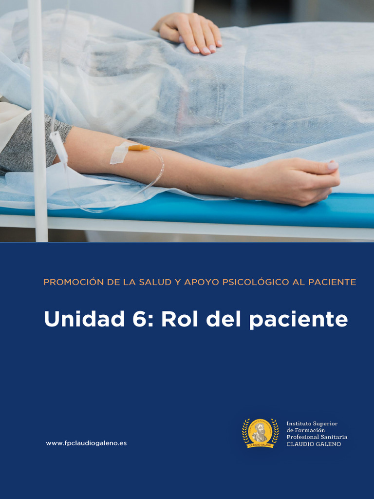 Unidad 6 PROMO - Rol Del Paciente | PDF