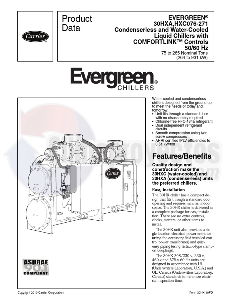 30HX PD-CP | PDF | Building Automation | Chemical Engineering
