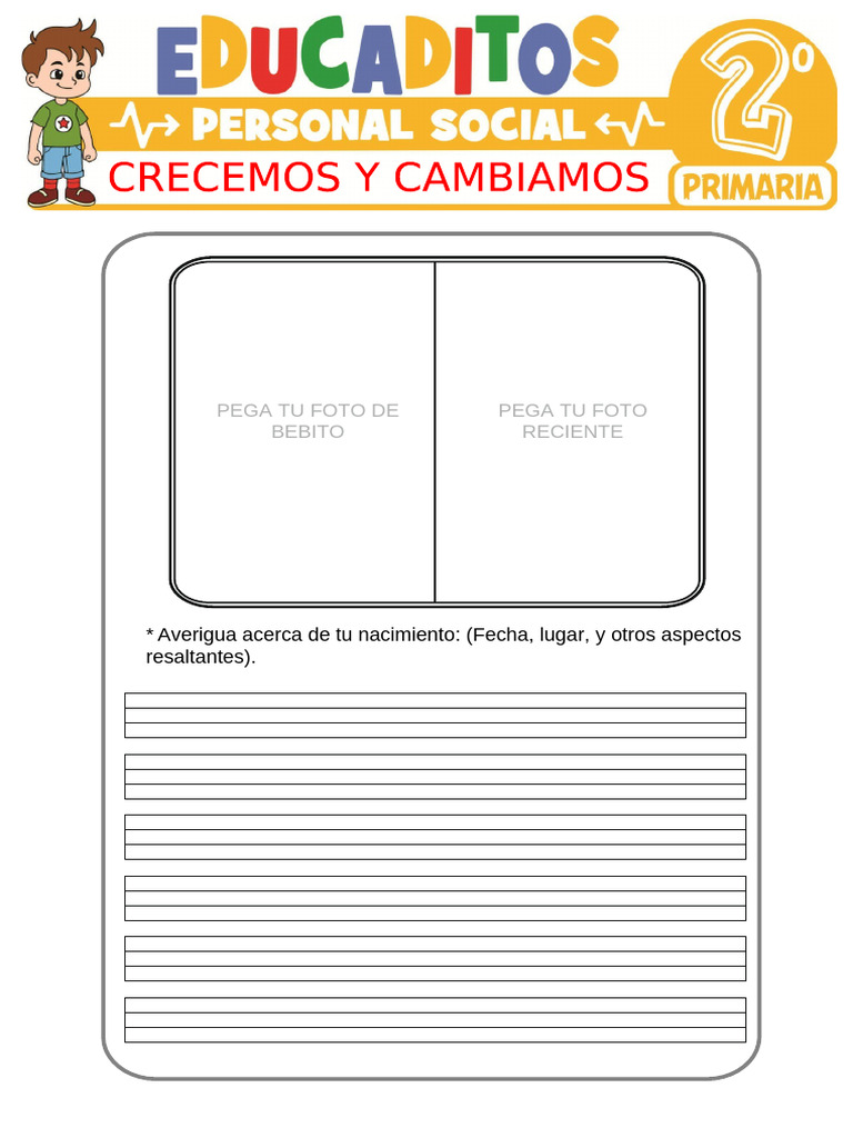 Crecemos y Cambiamos para Segundo Grado de Primaria | PDF