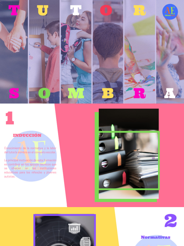 Curso Tutor Sombra 2024 | PDF | Espectro autista | Modificación de ...