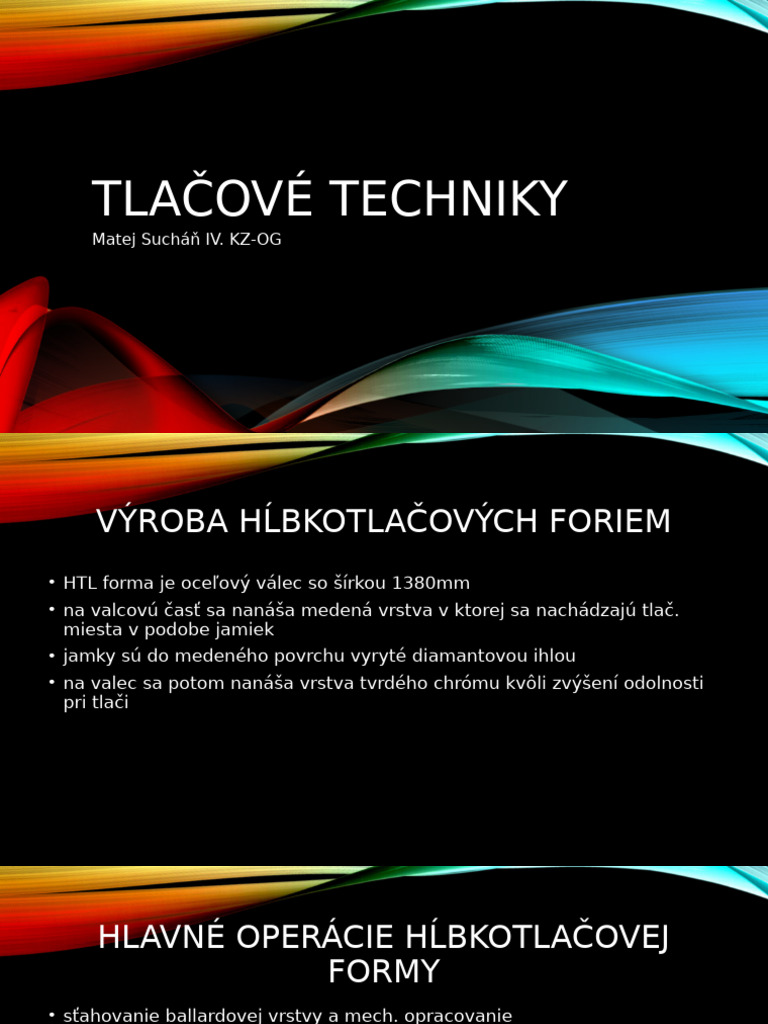 Tlačové Techniky | PDF