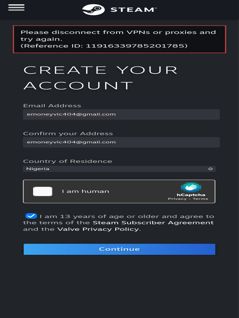 Steam Account Creation Guide | PDF