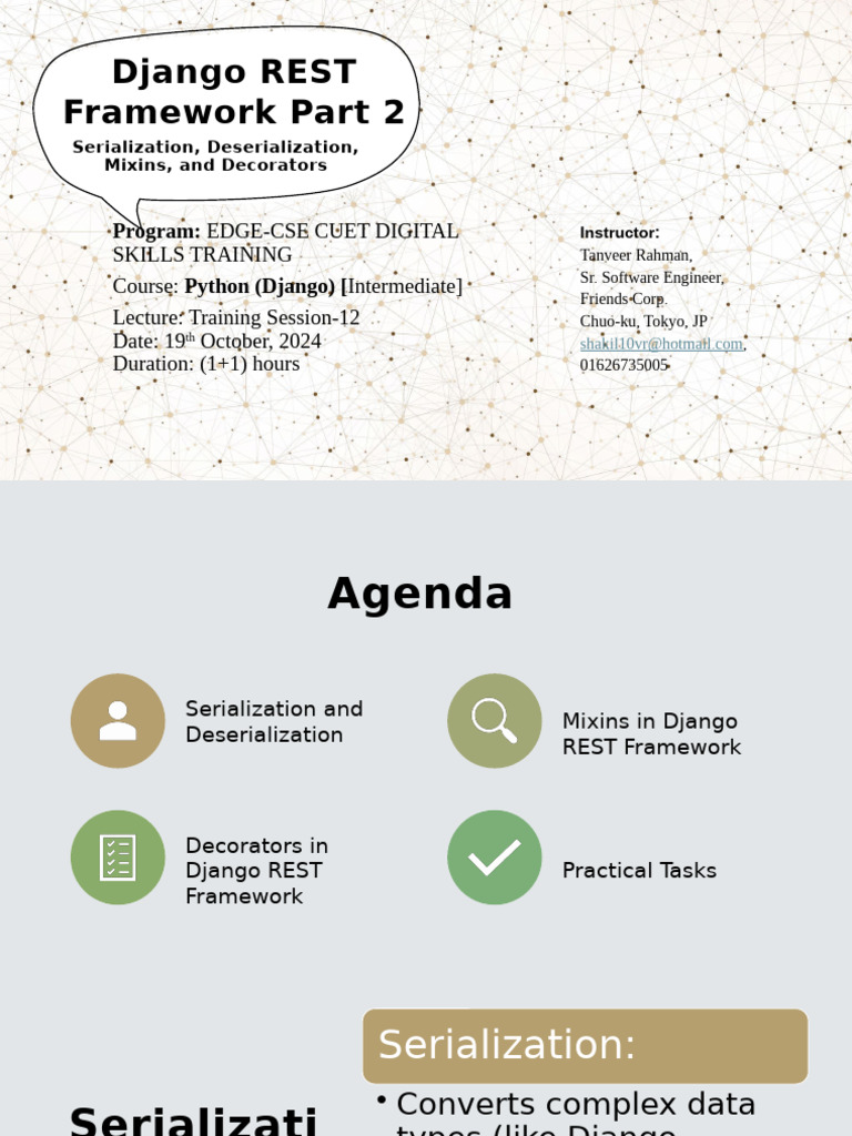 Django REST: Serialization & Mixins | PDF | Software Engineering | Computing