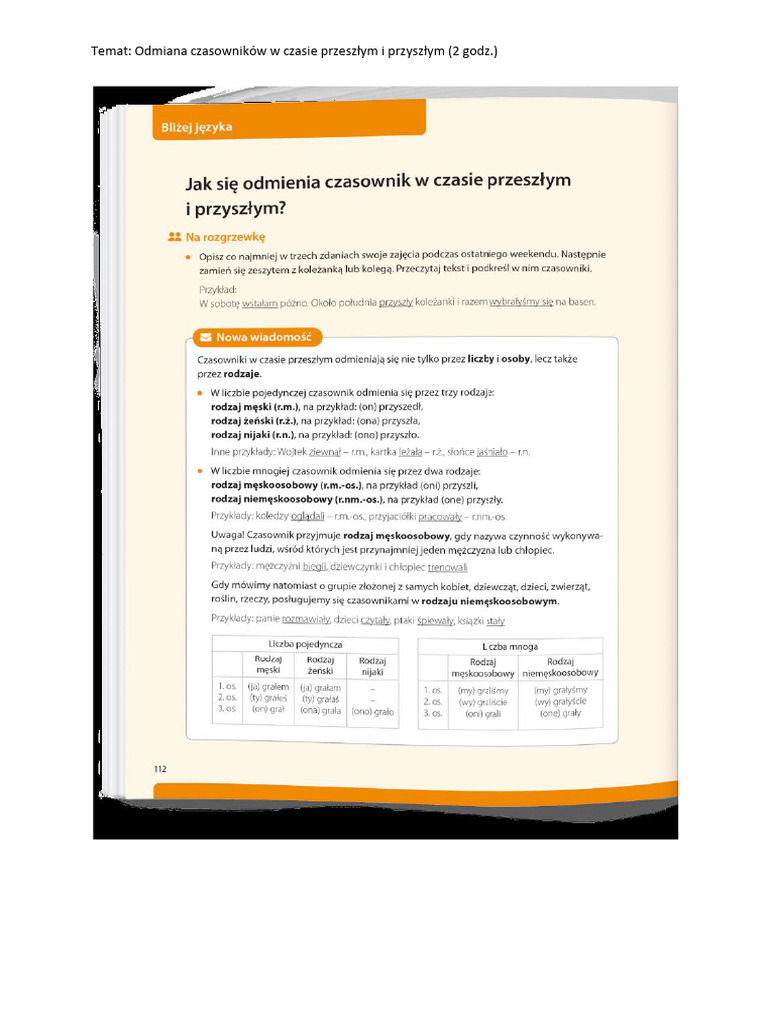 sp17 Kl. 4c An Jez - Polski 4.5. 1587369445 | PDF