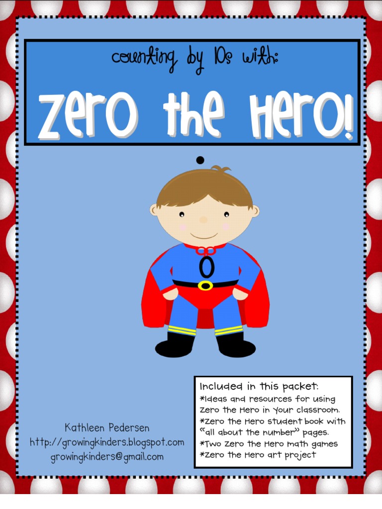 Zero the Hero: Counting Fun Activities | PDF | Home & Garden