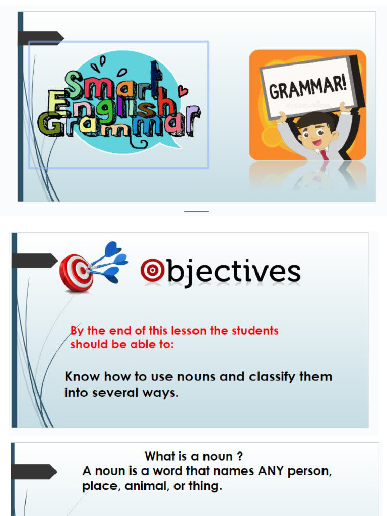 Grammar Nouns | PDF