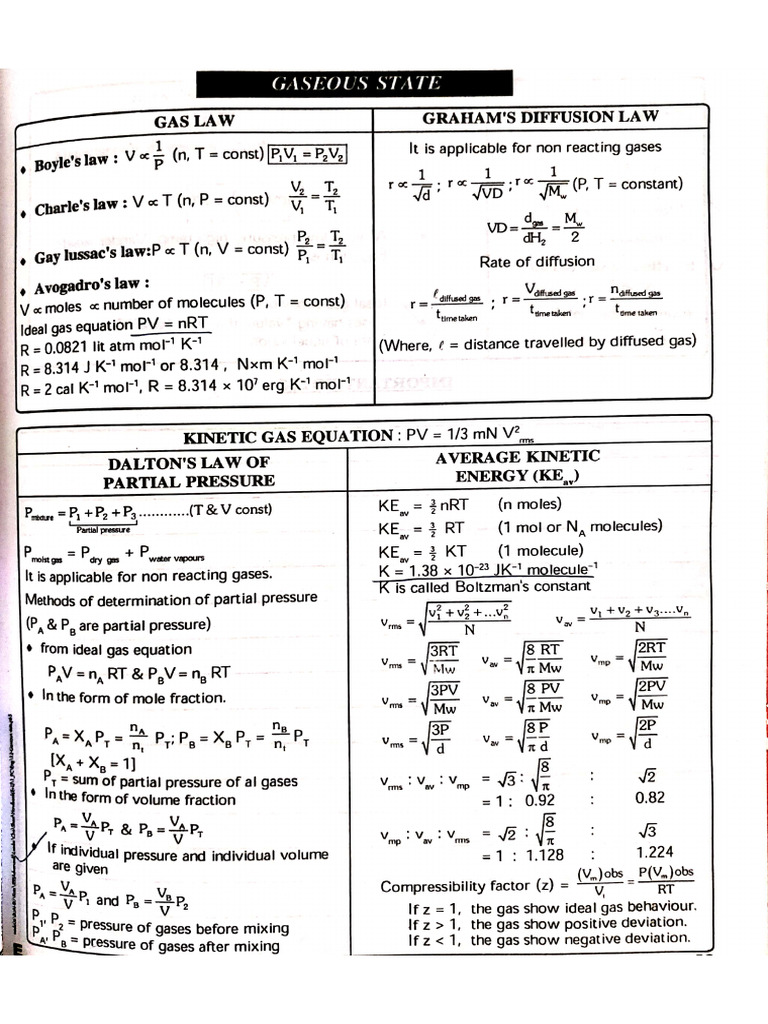 Gas Short Notes | PDF