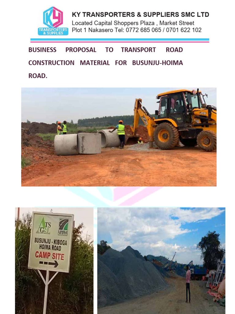 Investment Proposal for Road Transport Project | PDF | Business | Economies