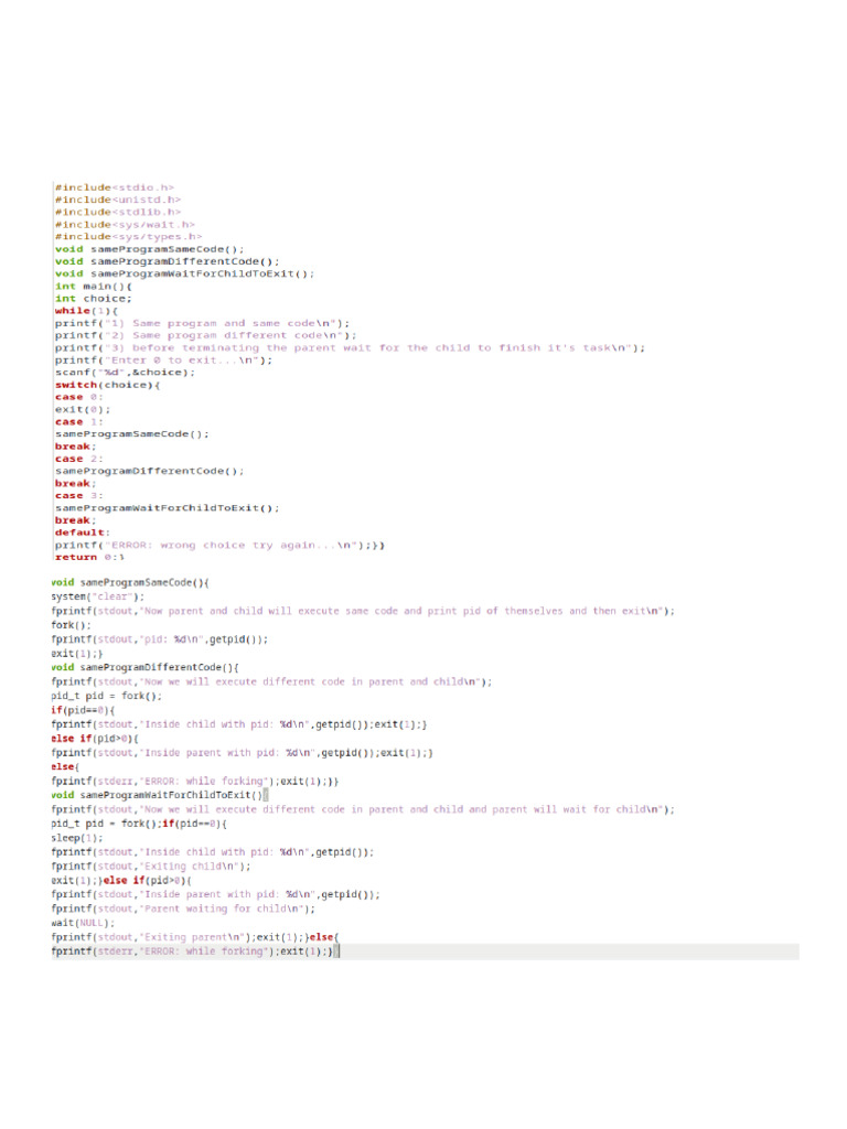 Os Practical 1 | PDF