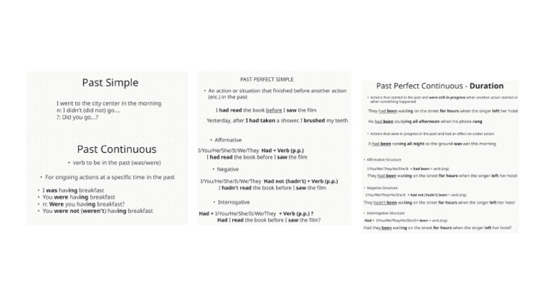 Unit 3 - Grammar Review | PDF