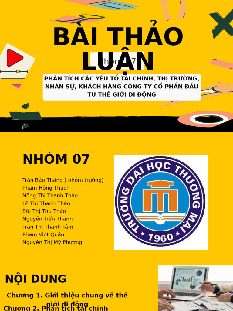 Nhóm 07-Nhập Môn Ptkd | PDF