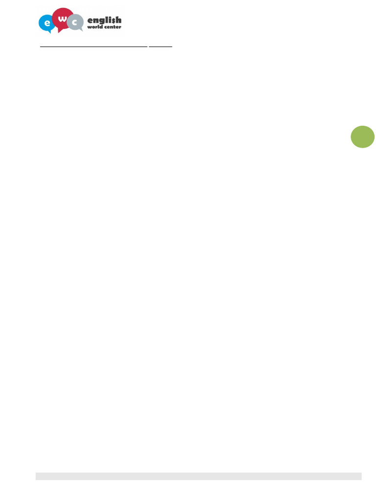 Level 13 Unit 62 2367265724576247564576 Key | PDF | Linguistics | Grammar