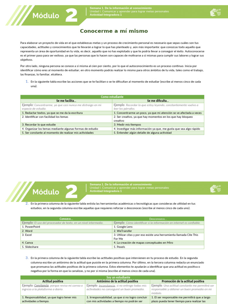 Estrategias de Autoconocimiento y Estudio | PDF | Crecimiento personal ...