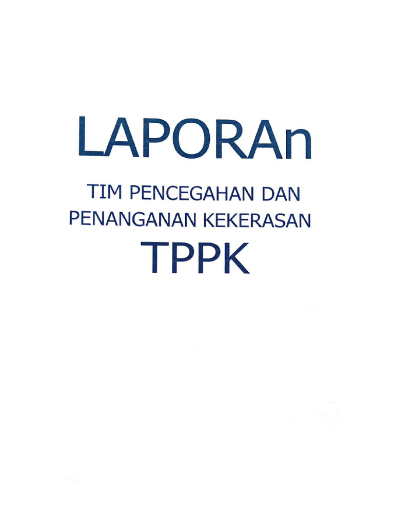 LAPORAN TPPK - Compressed | PDF