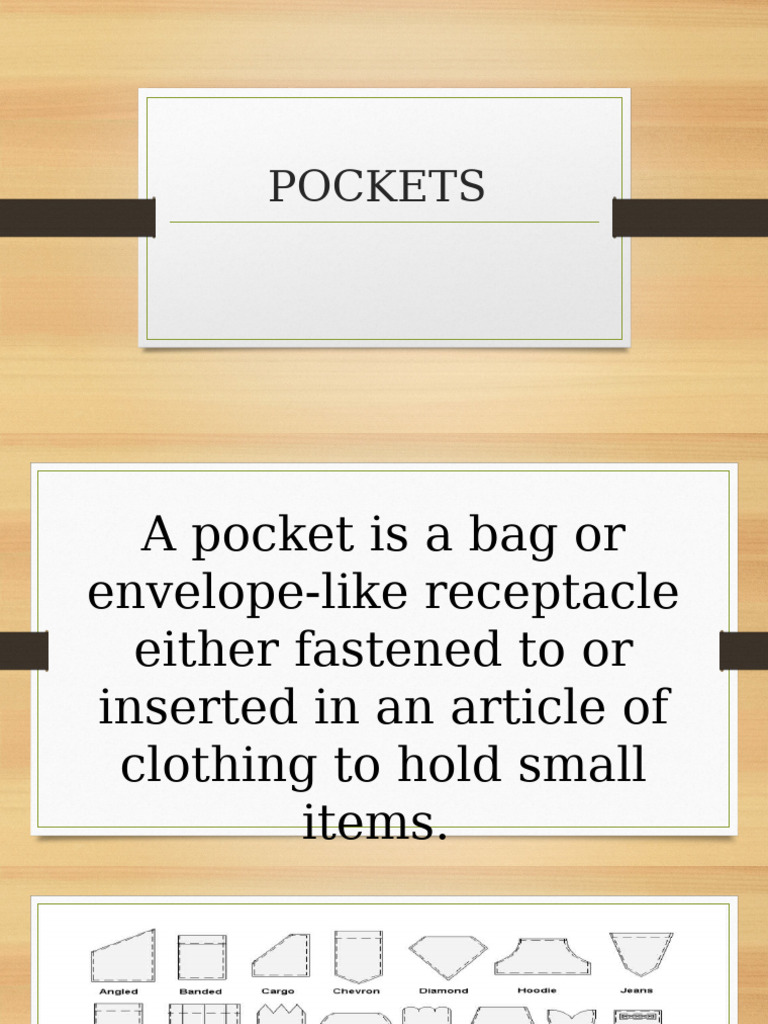 Understanding Clothing Pockets | PDF