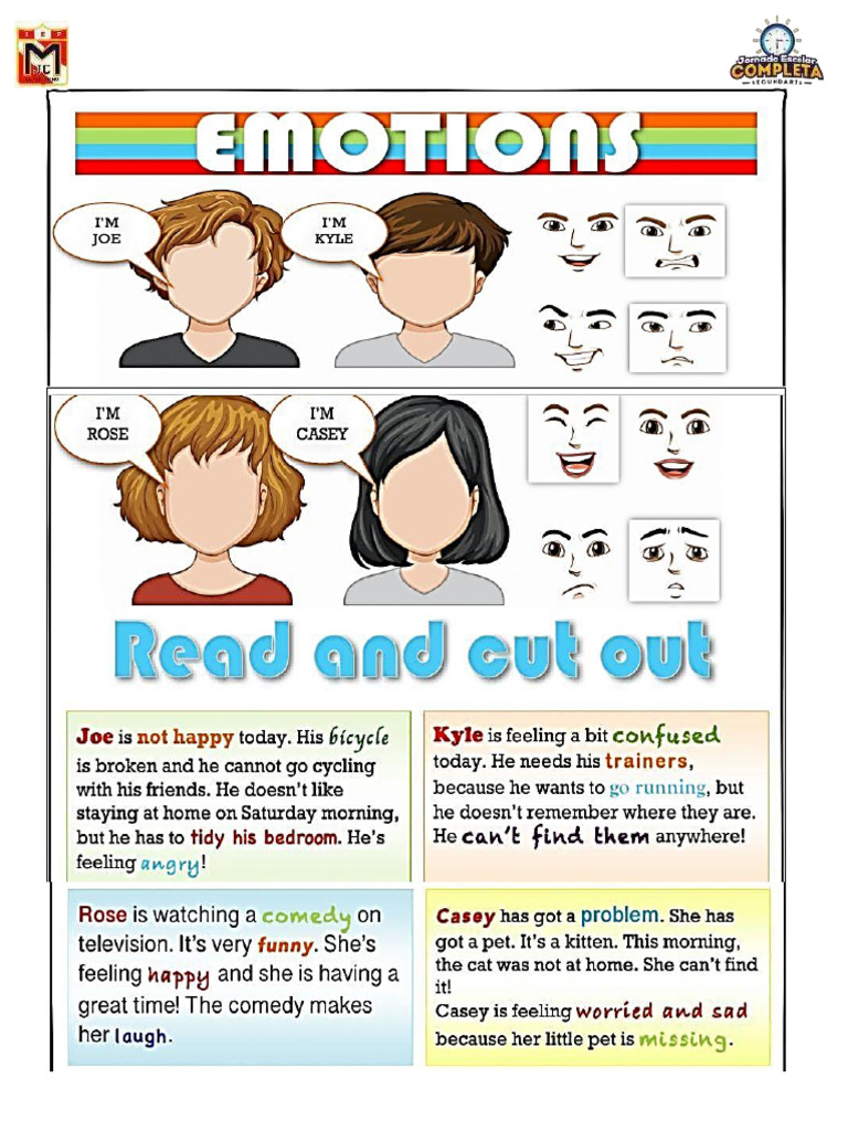 SESION 77 FICHA How Does She-He Feel - 2DO - 2024 | PDF