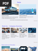 Tesla's Organizational Structure | PDF | Electric Vehicle | Innovation