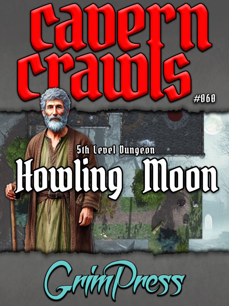 Cavern Crawl 060 - Howling Moon | PDF | Werewolves