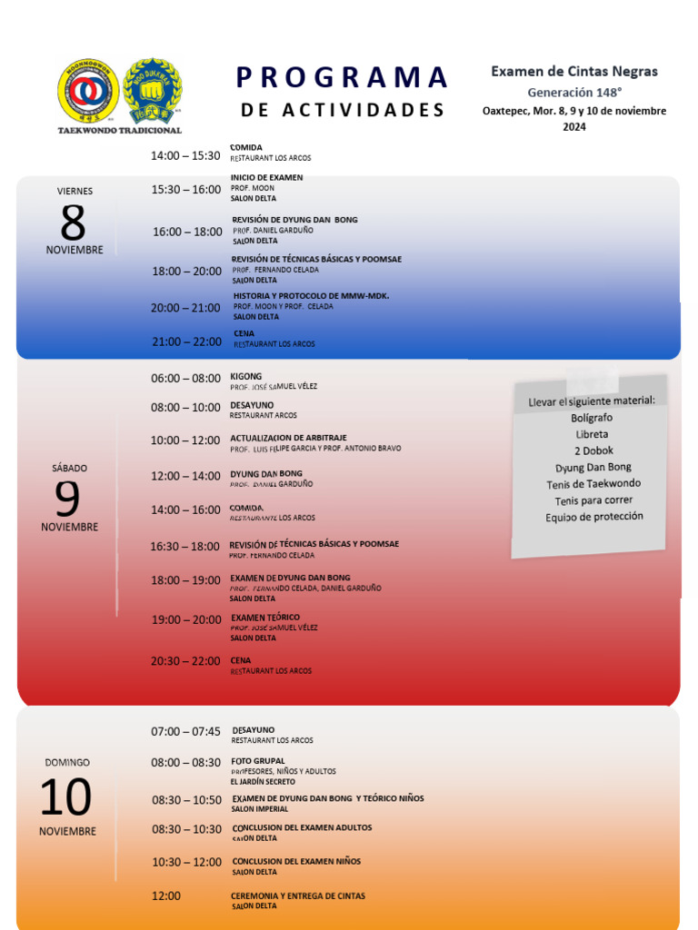 Programa: de Actividades | PDF