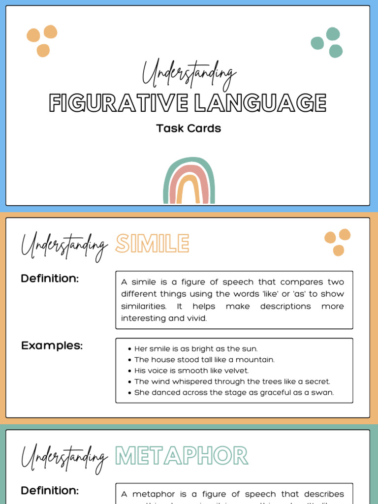 Figurative Language | PDF | Metaphor | Idiom