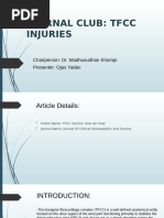 TFCC Lesions: Classification Guide | PDF | Joints | Human Anatomy