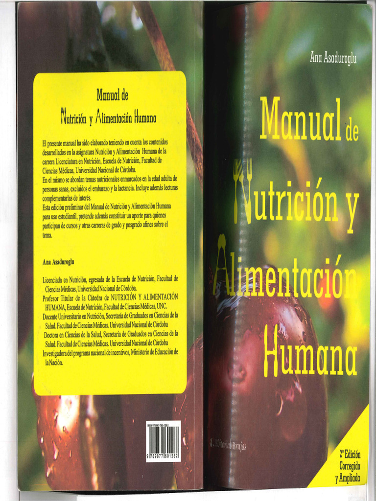 Manual de Nutricion y Alimentacion Humana - 2da Edicion | PDF