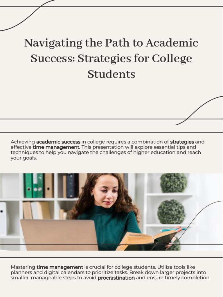 Slidesgo Navigating The Path To Academic Success Strategies For College Students ...