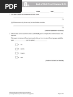 9a Mark Schemes | PDF | Genetics | Reproduction