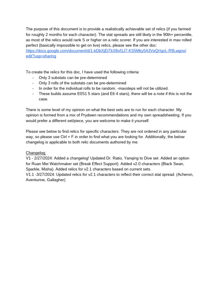 LunarCore Good Relics | PDF | Technology & Engineering