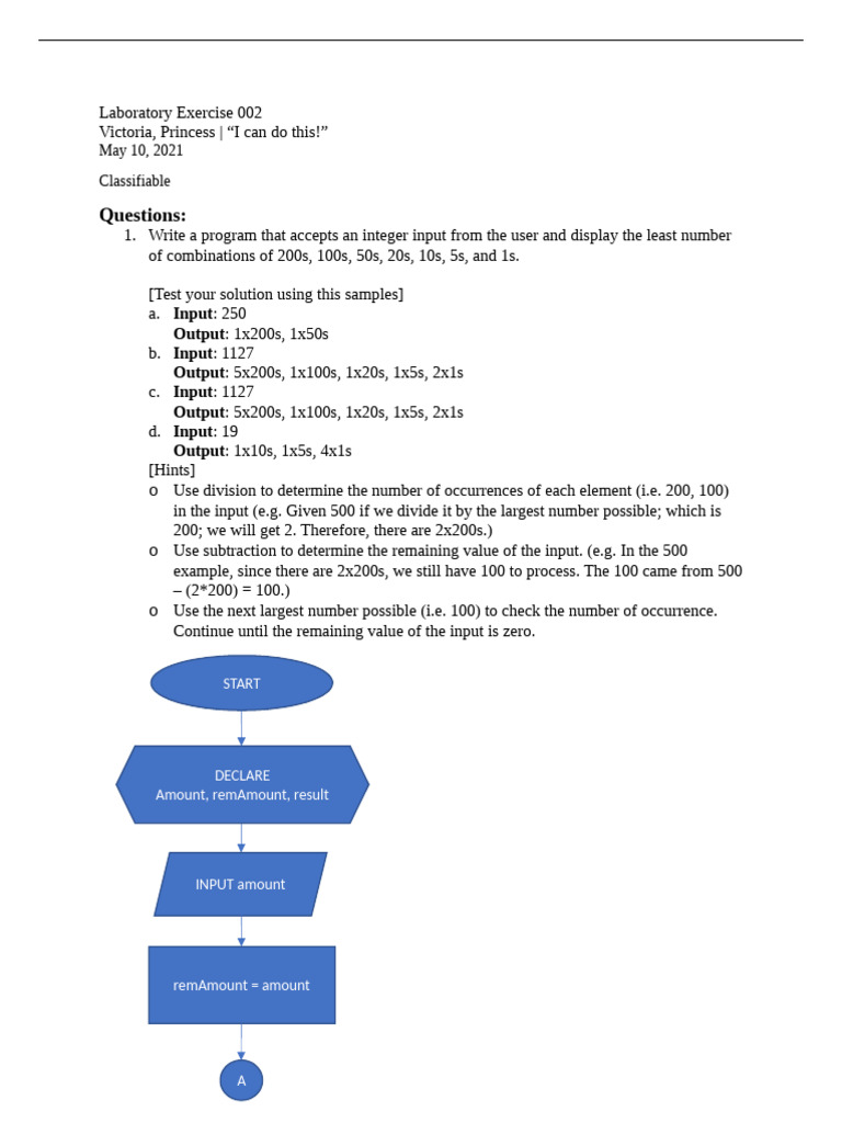 ComProg-Laboratory Exercise 002 | PDF | Computer Programming | Applied Mathematics