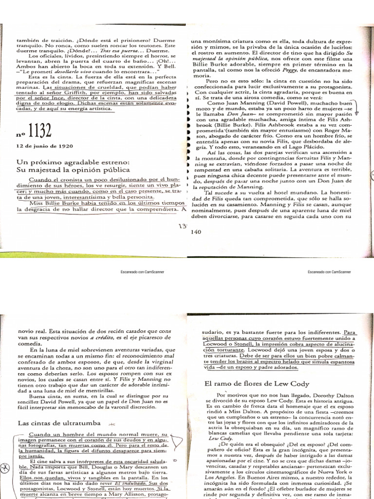 Cronicas Cine Quiroga | PDF