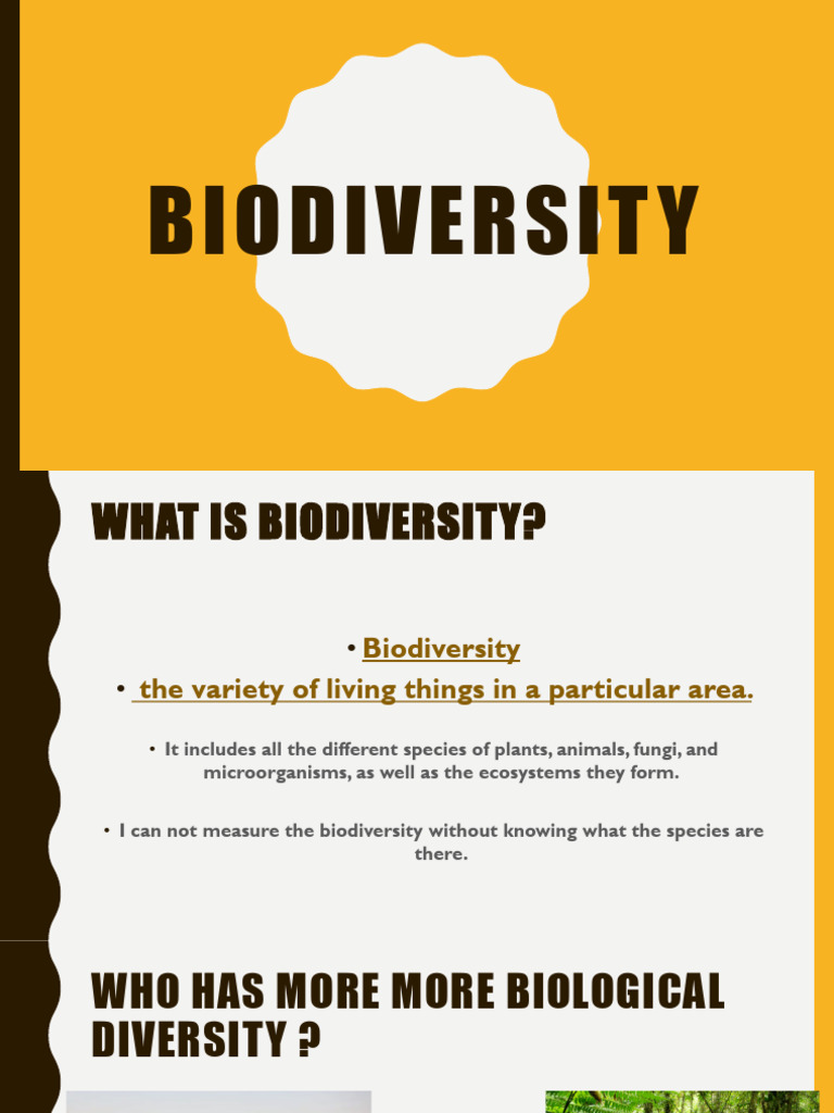 Biodiversity | PDF