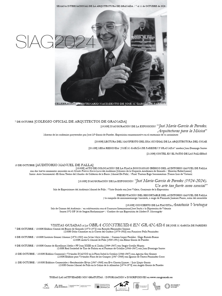 SIAG2024-programacion-1 | PDF | Granada