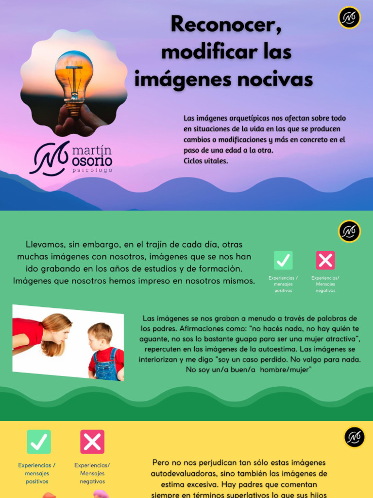 Reconocer, Modificar Las Imágenes Nocivas - Martin | PDF
