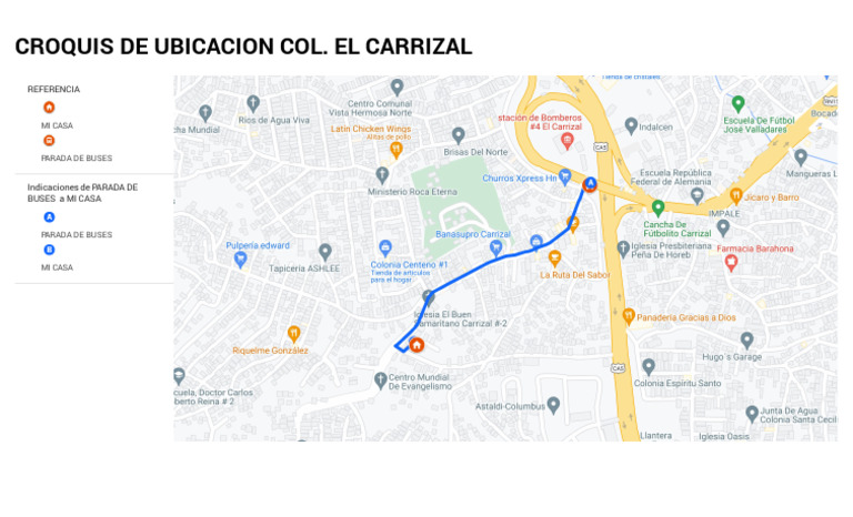 Croquis Col. El Carrizal-Lesly Alvarez | PDF