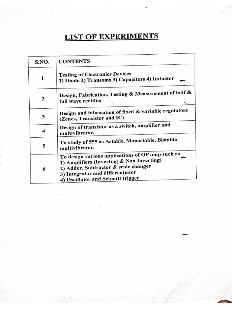 Electronics W-S Manual | PDF