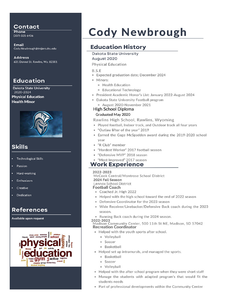 Black White Minimalist CV Resume | PDF