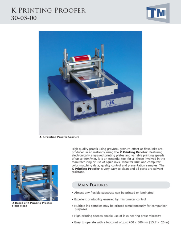 30 05 K Printing Proofer | PDF | Printing | Communication Design