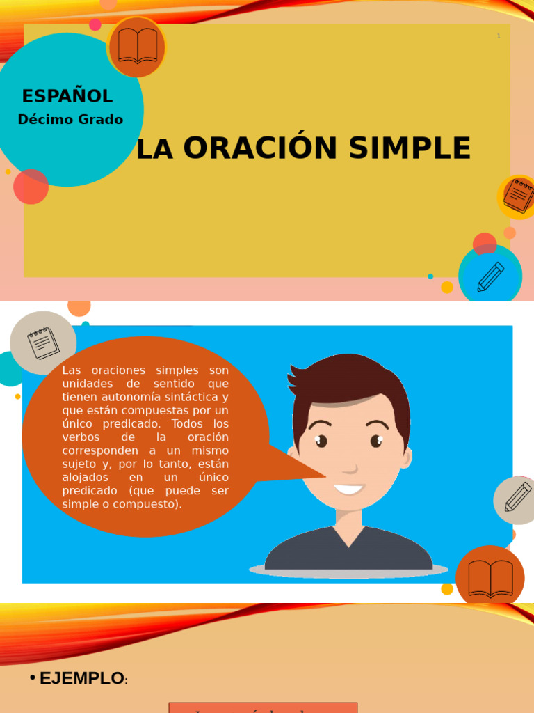 Tema 6 La Oración Simple Pdf Oración Lingüística Verbo
