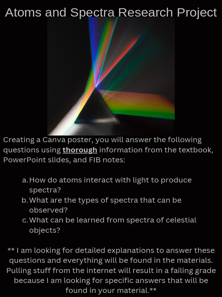 Exploring The Wonders of Light and Spectra | PDF | Career & Growth ...