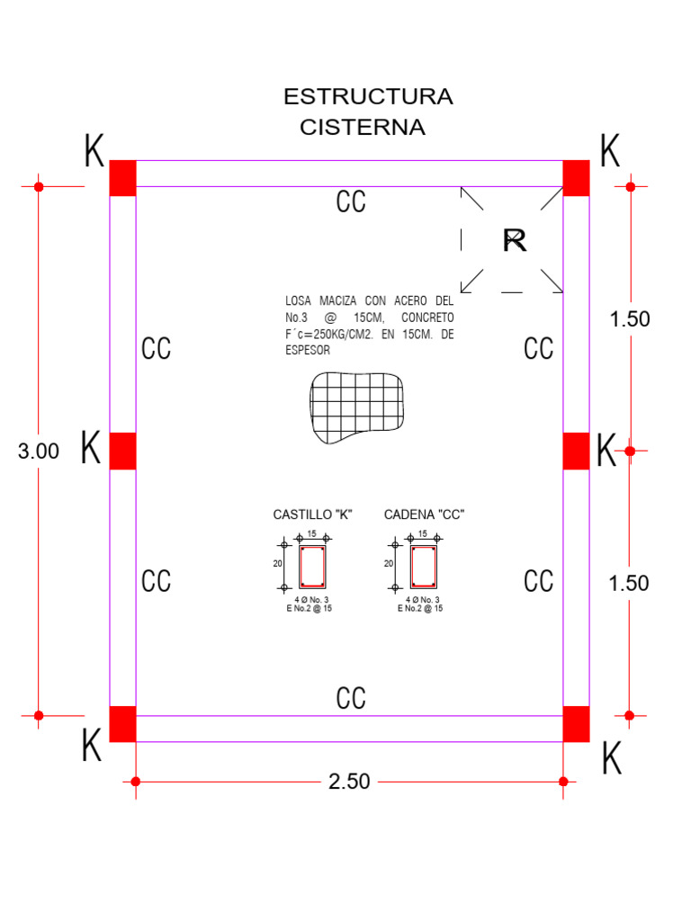 Estructura Cisterna | PDF