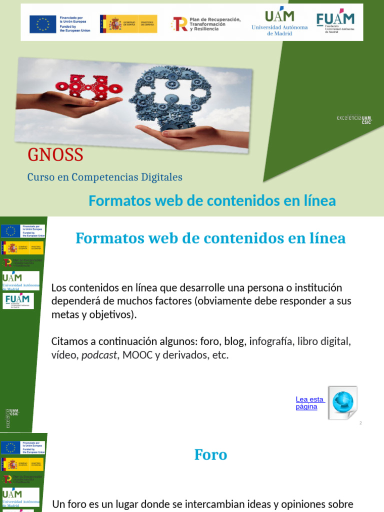 Creación de Páginas Web | PDF | Infografia | Curso abierto masivo en linea