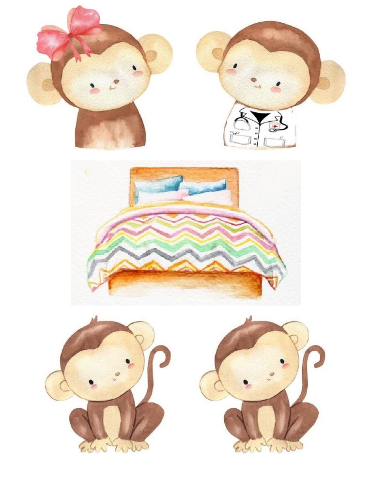 Cancion 5 Monitos | PDF