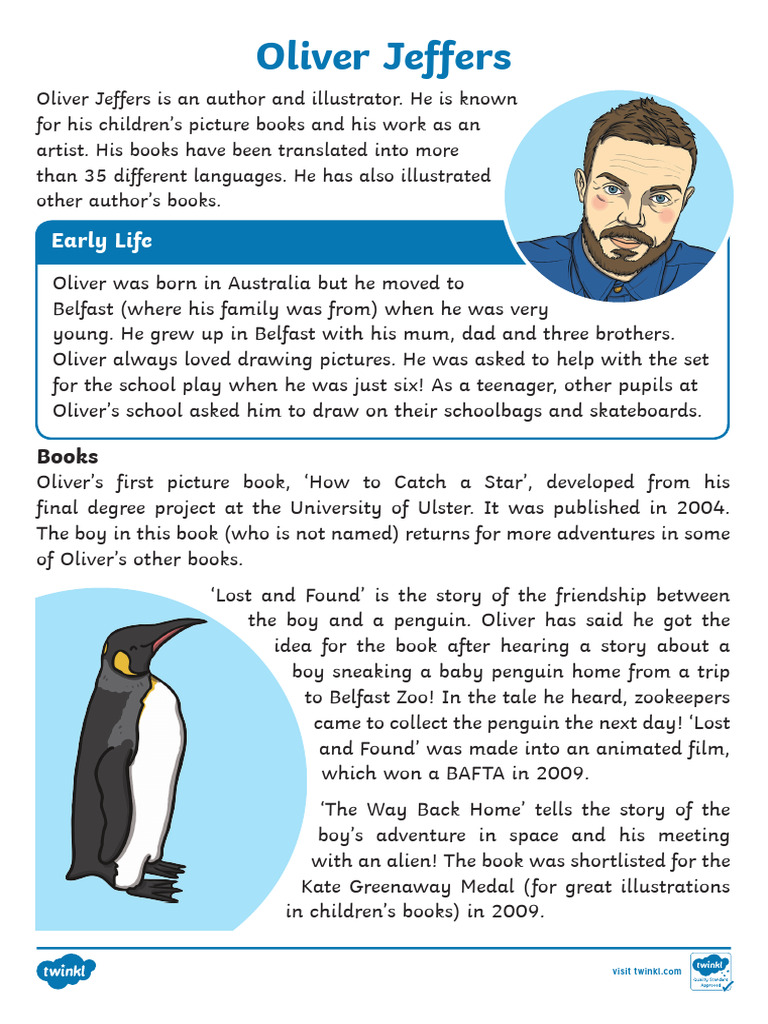 Oliver Jeffers | PDF | Mystery, Thriller & Crime Fiction | General Fiction