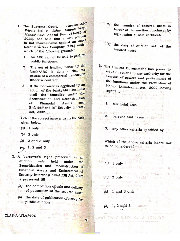 Cbi App-Pp Exam Paper 2023 | PDF